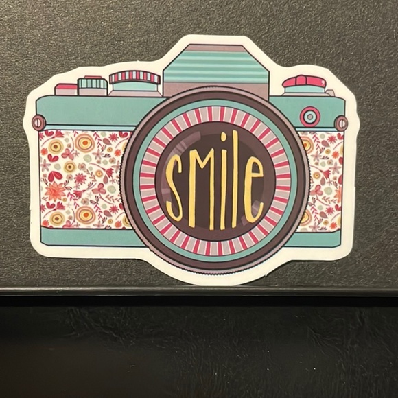 Design | Smile Camera Sticker | Poshmark